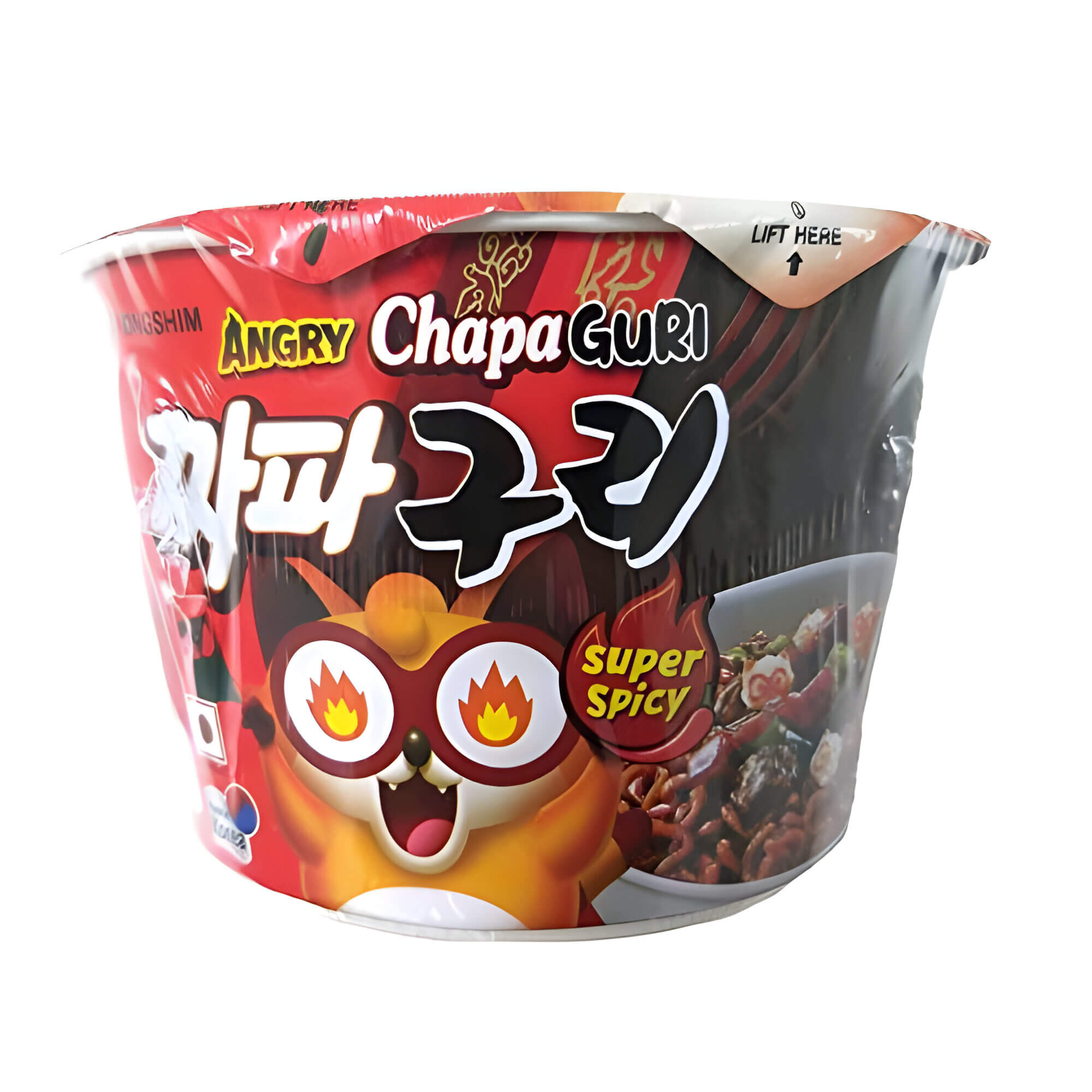 Korikart-Nongshim Big Bowl Noodle Chapaguri (Angry,114g)