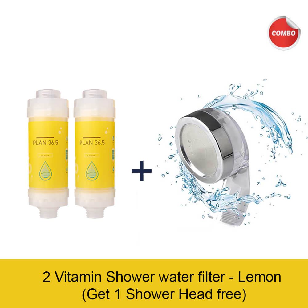 Korikart-Plan 36.5-2pc Vitamin Shower water filter - Lemon (Get 1 ...