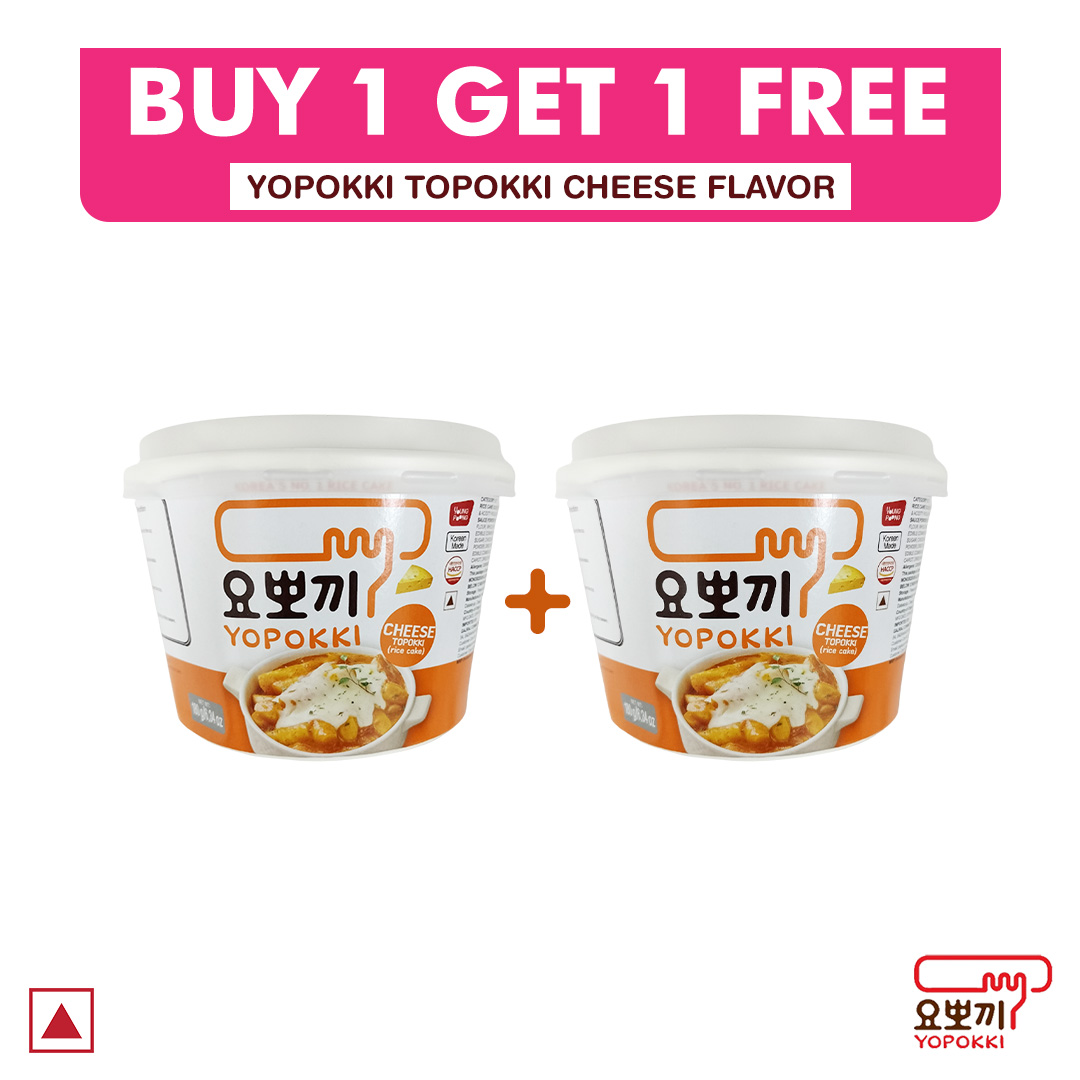 Korikart-Yopokki Cheese Topokki (Buy 1 Get Free)
