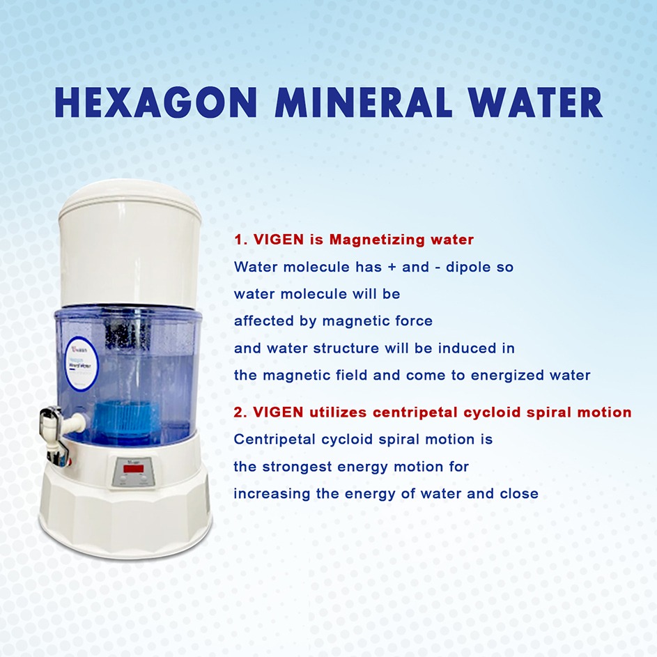Korikart-Vigen Hexagon Mineral Water Purifier