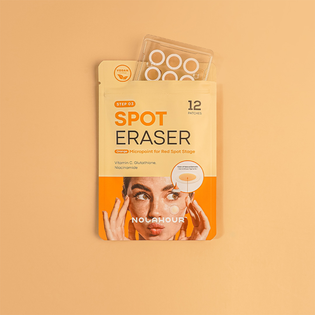 Korikart-NOLAHOUR Spot Eraser Orange (Microneedle Acne Patch Pimple) 12 ...